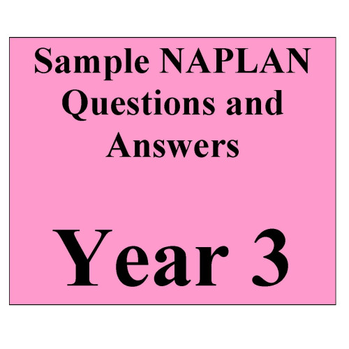 Year 3 NAPLAN Samples