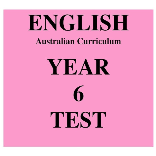 Australian Curriculum English Year 6